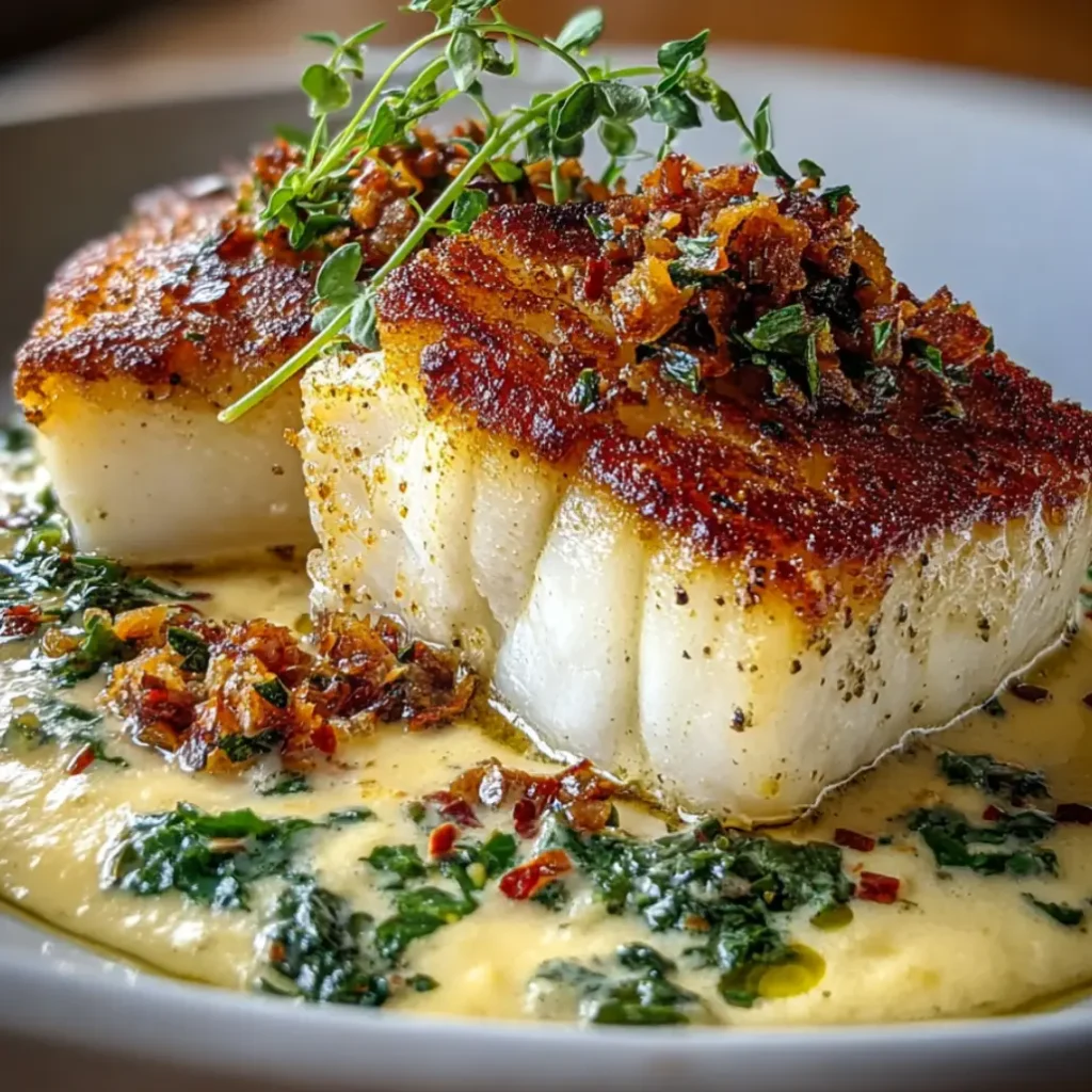 Pan-Seared Cod with Garlic - solushrecipes.com